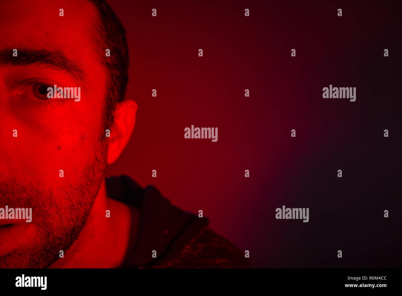 Man with serious facial expression Stock Photo - Alamy