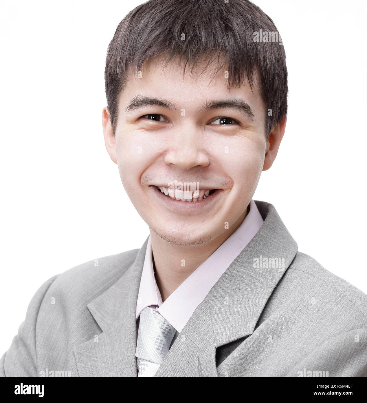 closeup.the face of the modern young man Stock Photo - Alamy