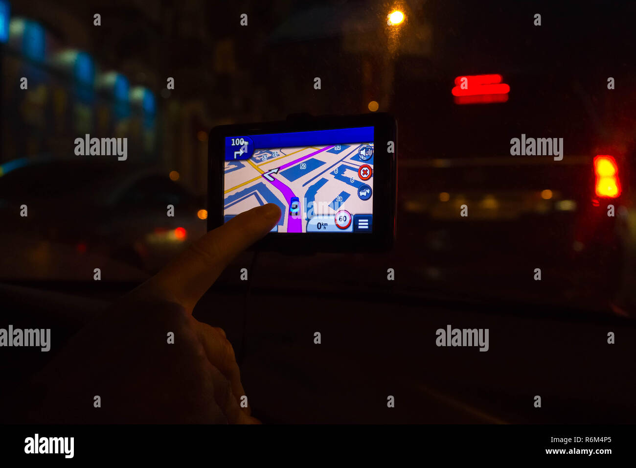 City street navigation application hi-res stock photography and images ...