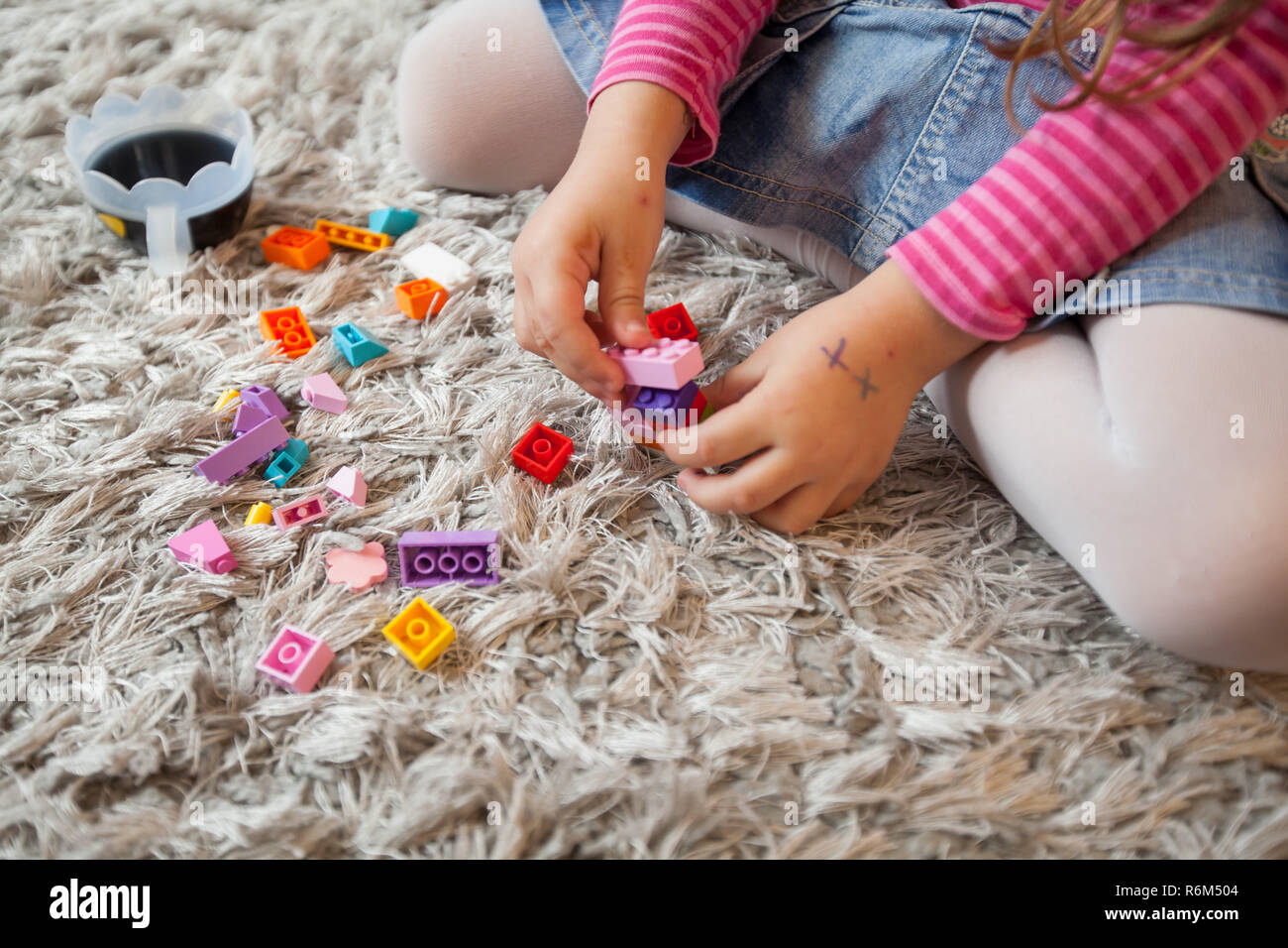 Creative little girl Stock Photo - Alamy