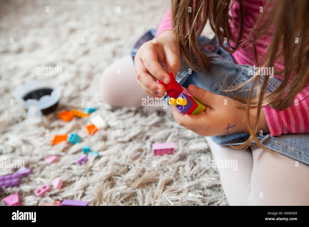 Creative little girl Stock Photo - Alamy