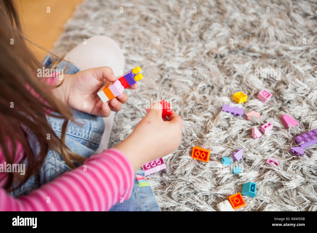 Creative little girl Stock Photo - Alamy