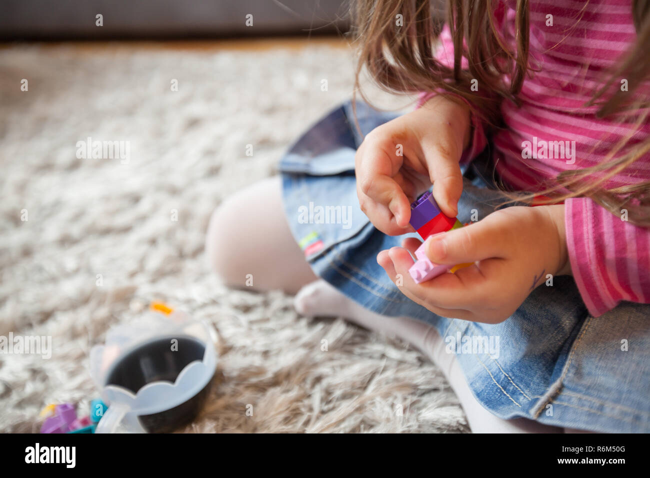 Creative little girl Stock Photo - Alamy