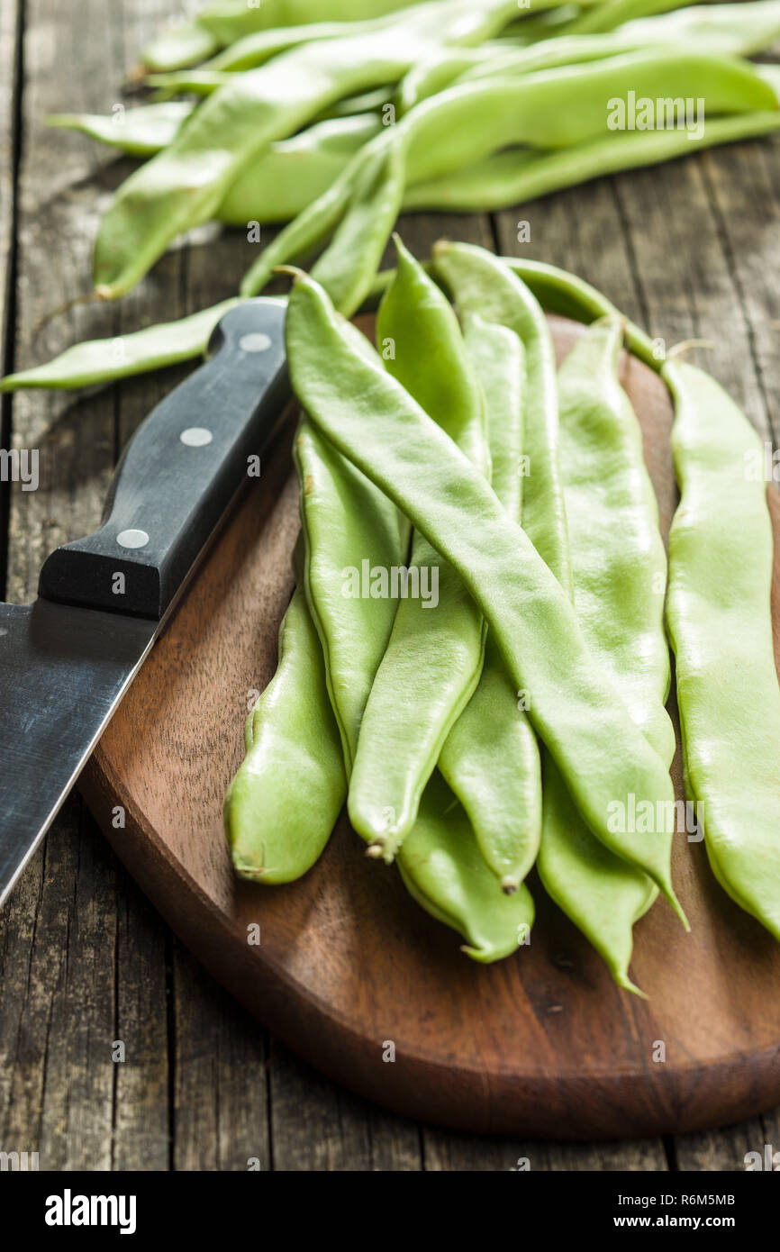 Green string beans pods Stock Photo - Alamy