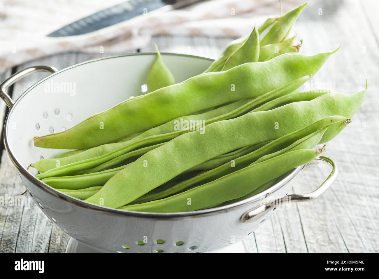 Green string beans pods Stock Photo - Alamy