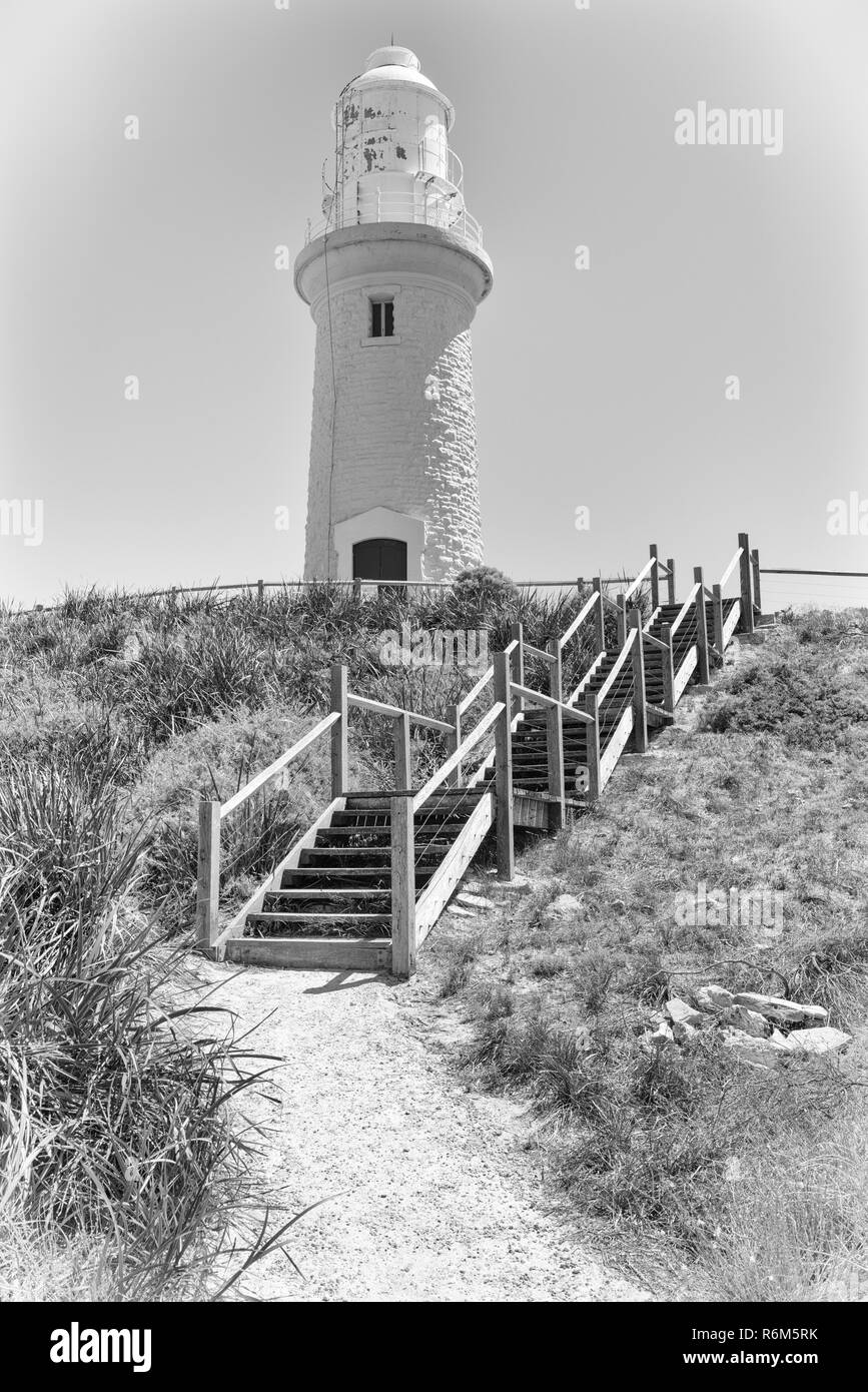 bathurst lighthouse on rottnest island,western australia Stock Photo ...