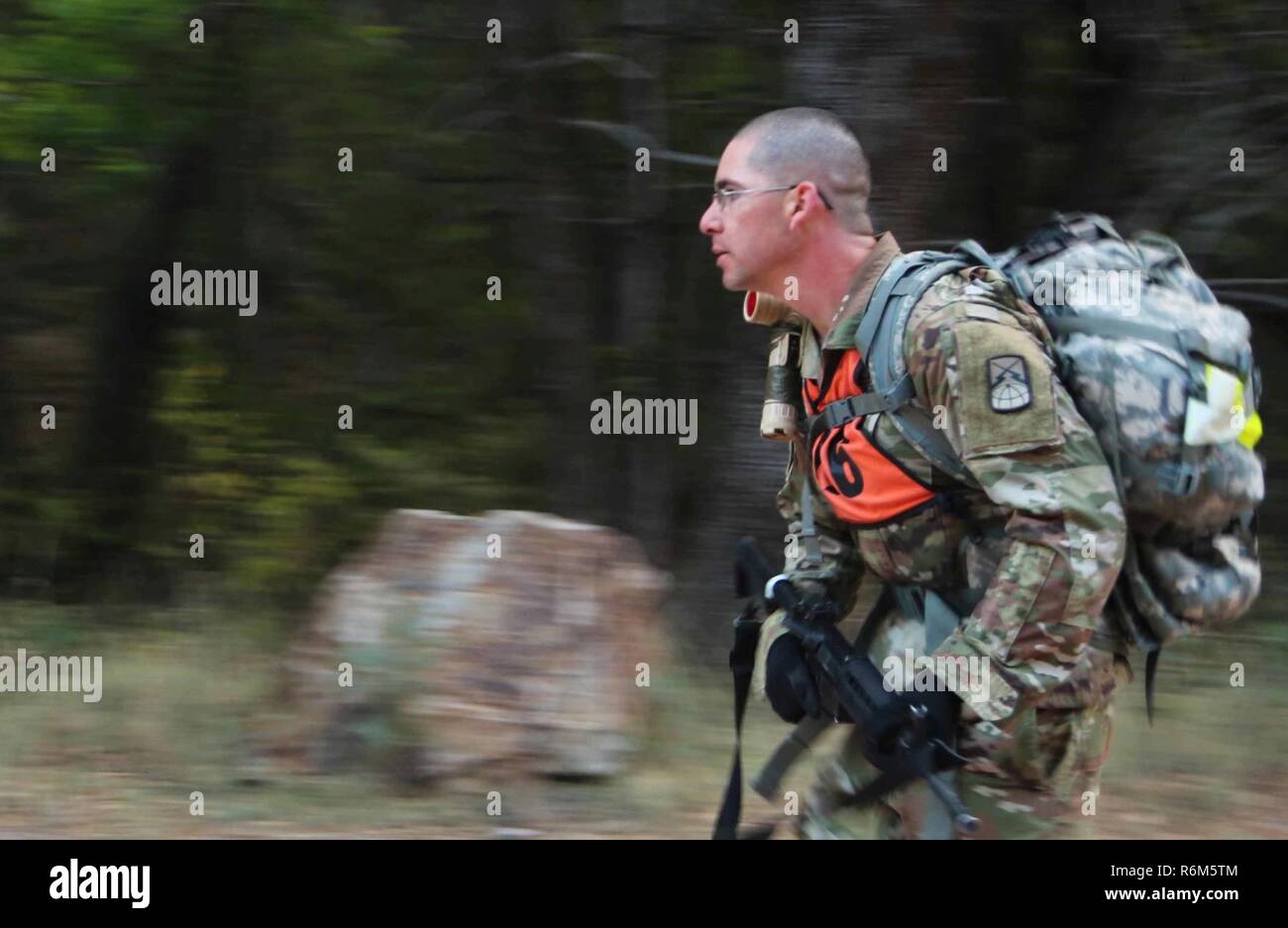 U.S. Army Sgt. Angel Ortiz, assigned to 160th Signal Brigade, United ...