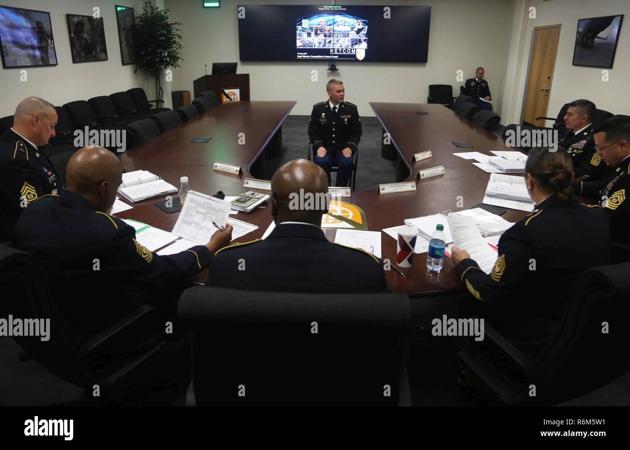 U.S. Army Spc. Justin Carter, assigned to 275th Signal Company, 311th ...
