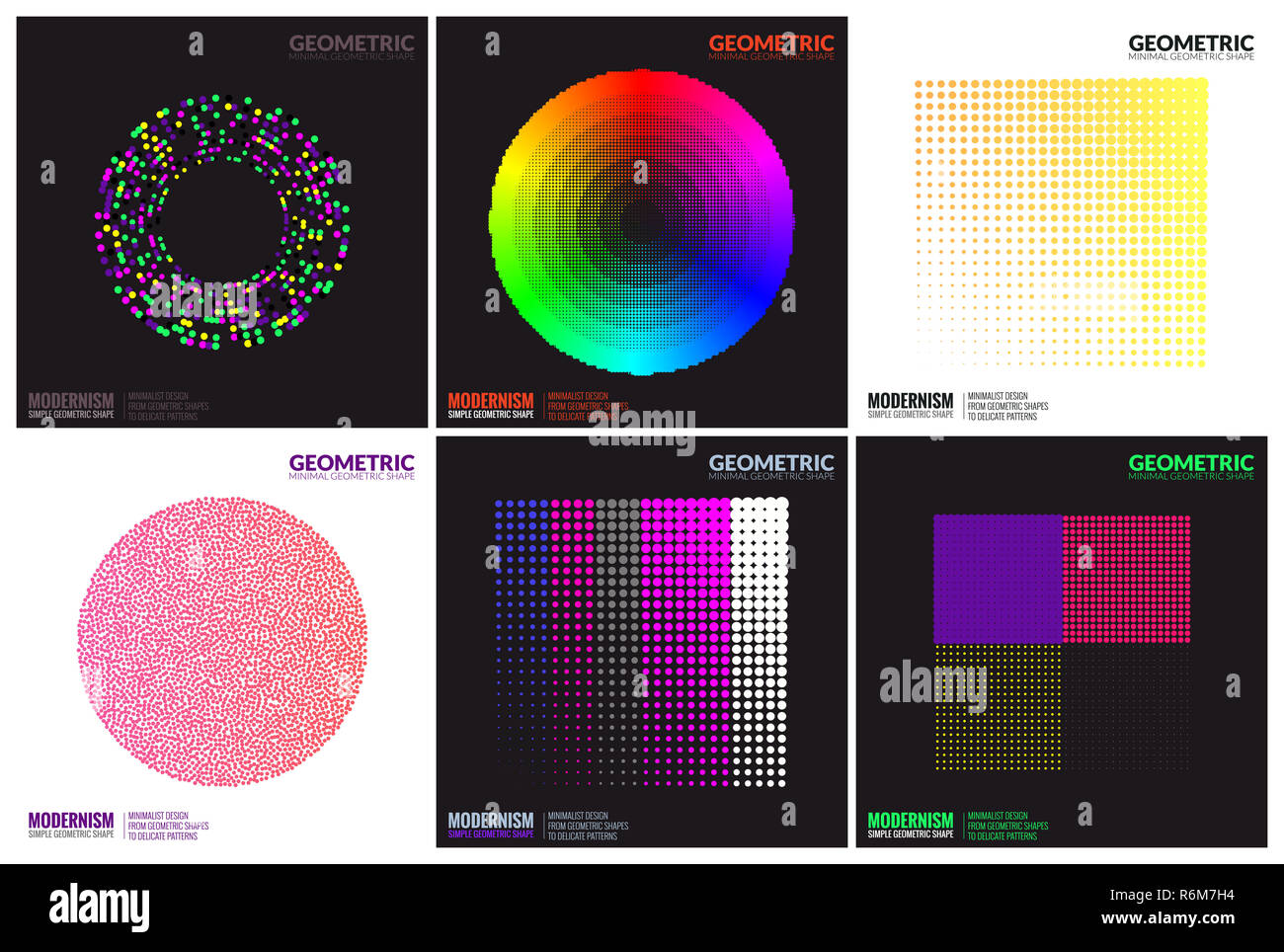 Simplicity Geometric Design Set Clean Lines and Forms Stock Photo - Alamy