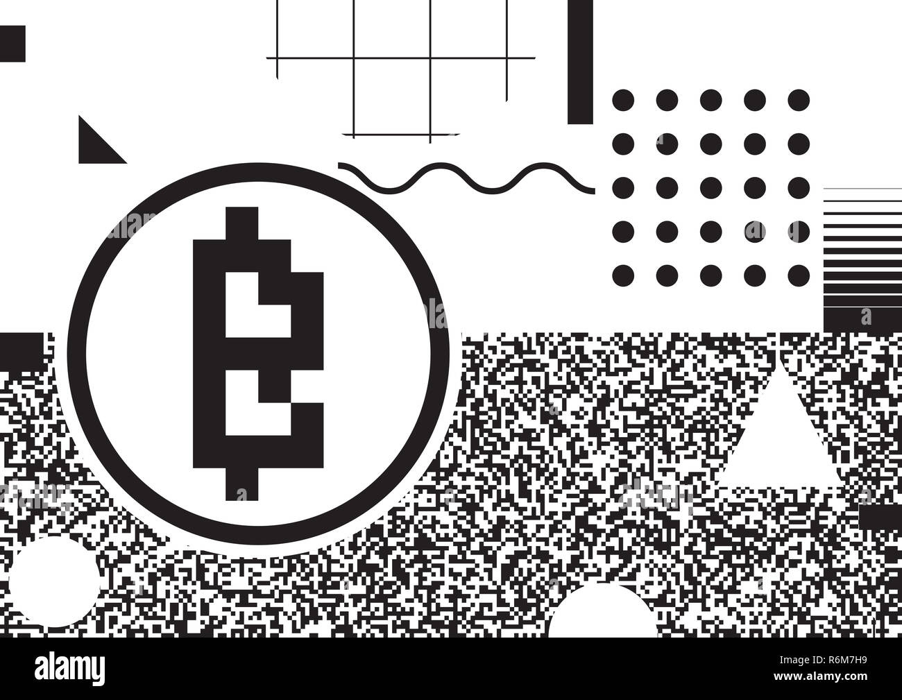 Typography horizontal banner for Blockchain Stock Photo - Alamy