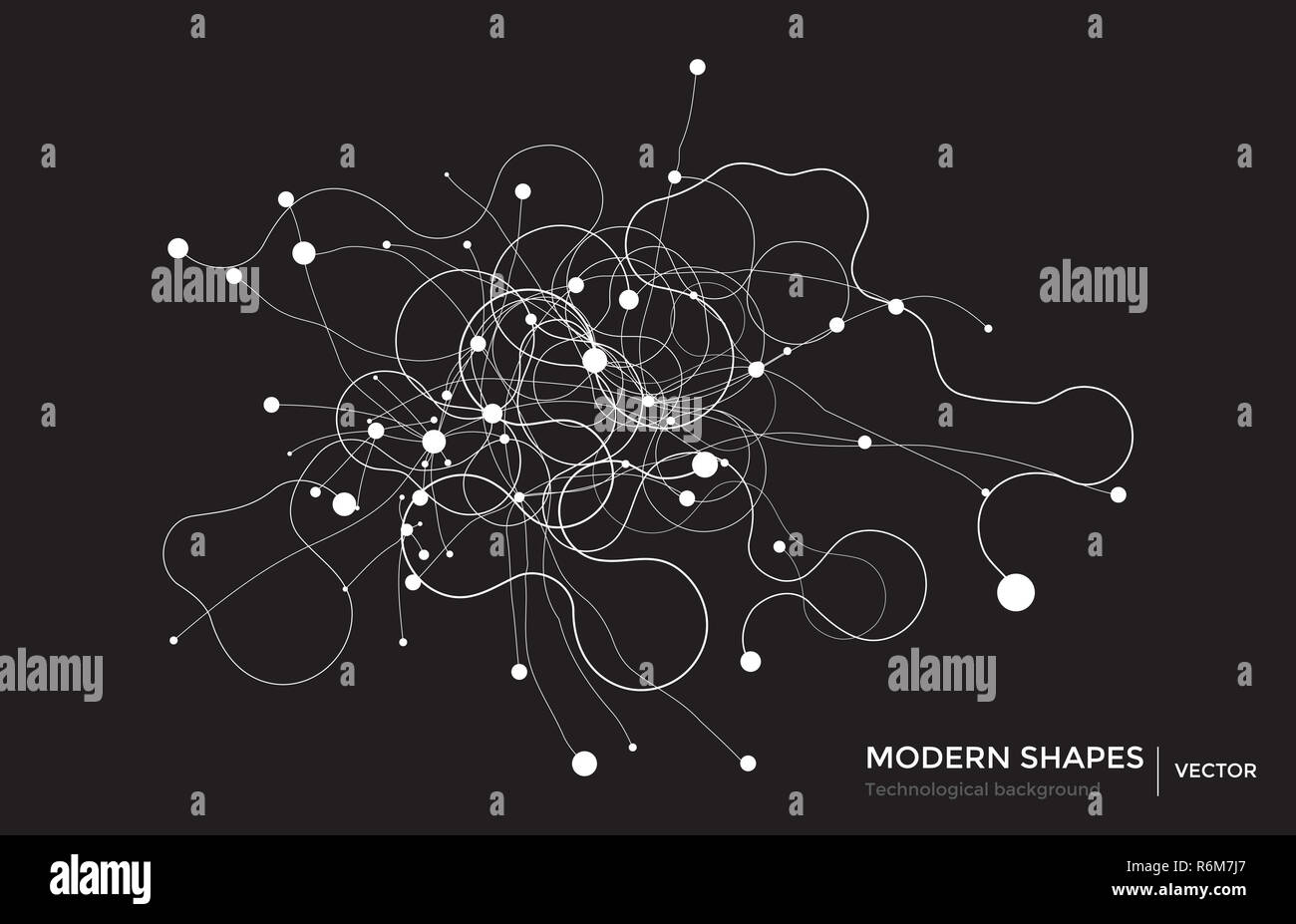 Vector abstract circuit networking blockchain concept Stock Photo - Alamy