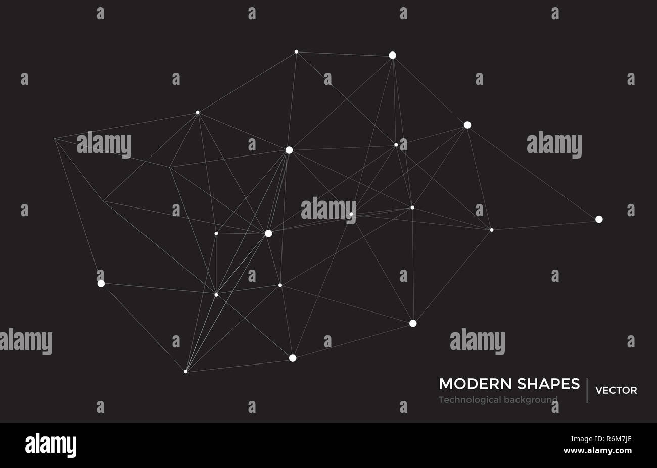 Vector abstract circuit networking blockchain concept Stock Photo - Alamy