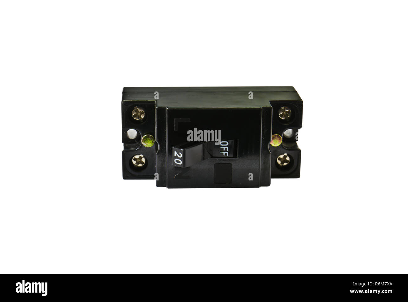 Electric switch board Cut Out Stock Images & Pictures - Alamy