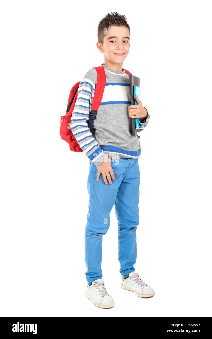 School delighted student Cut Out Stock Images & Pictures - Alamy