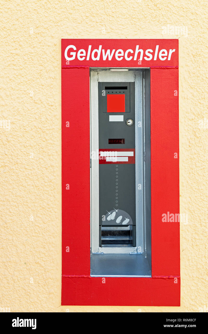 Automatic exchange machine hi-res stock photography and images - Alamy