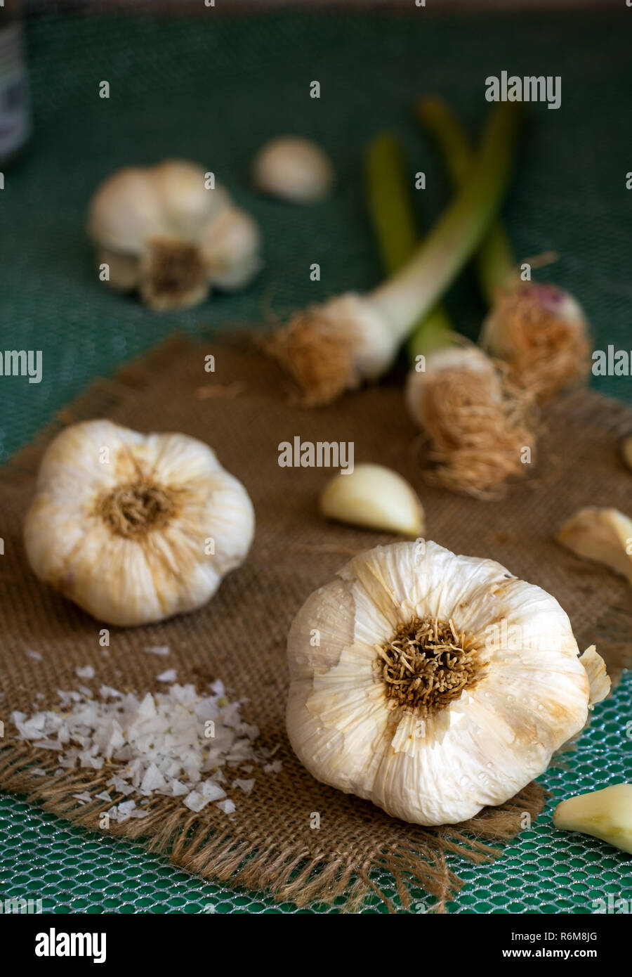 Garlic toes hi-res stock photography and images - Alamy