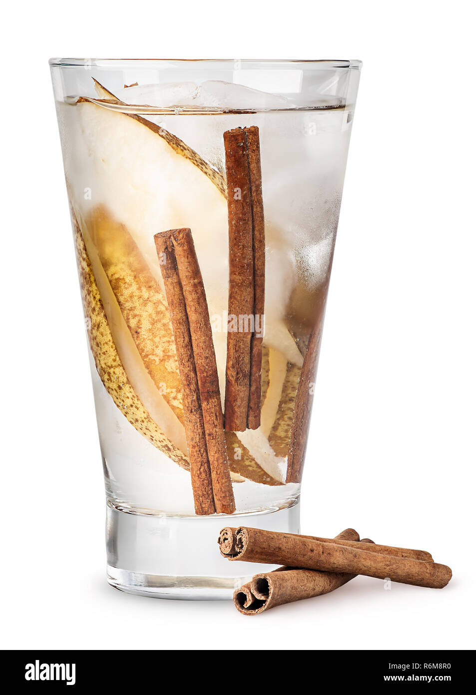 Lemonade of pear and cinnamon Stock Photo - Alamy