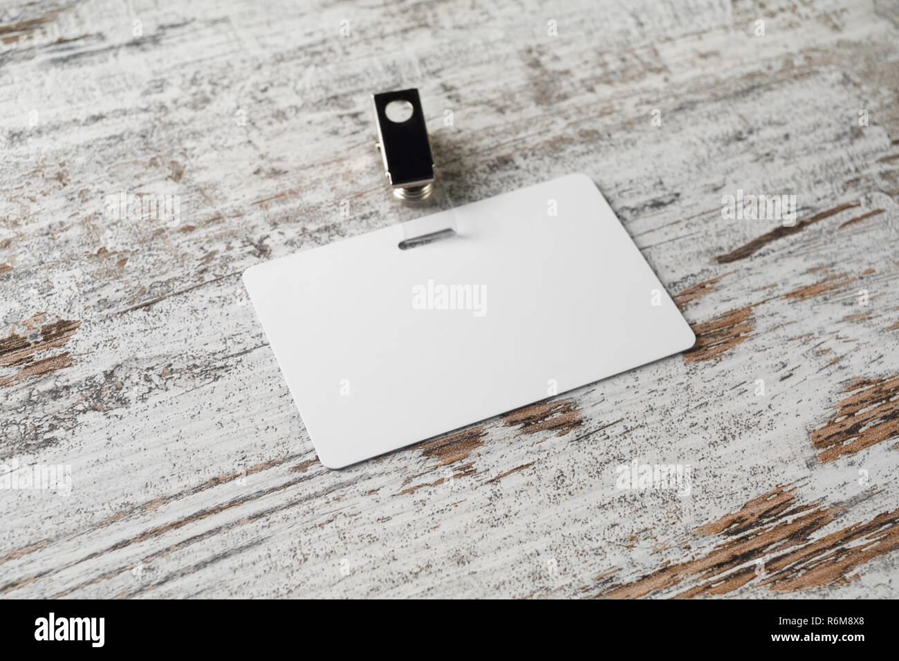 Blank id card Stock Photo - Alamy