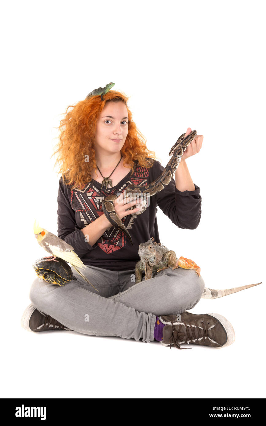 Funny girl snake hi-res stock photography and images - Alamy