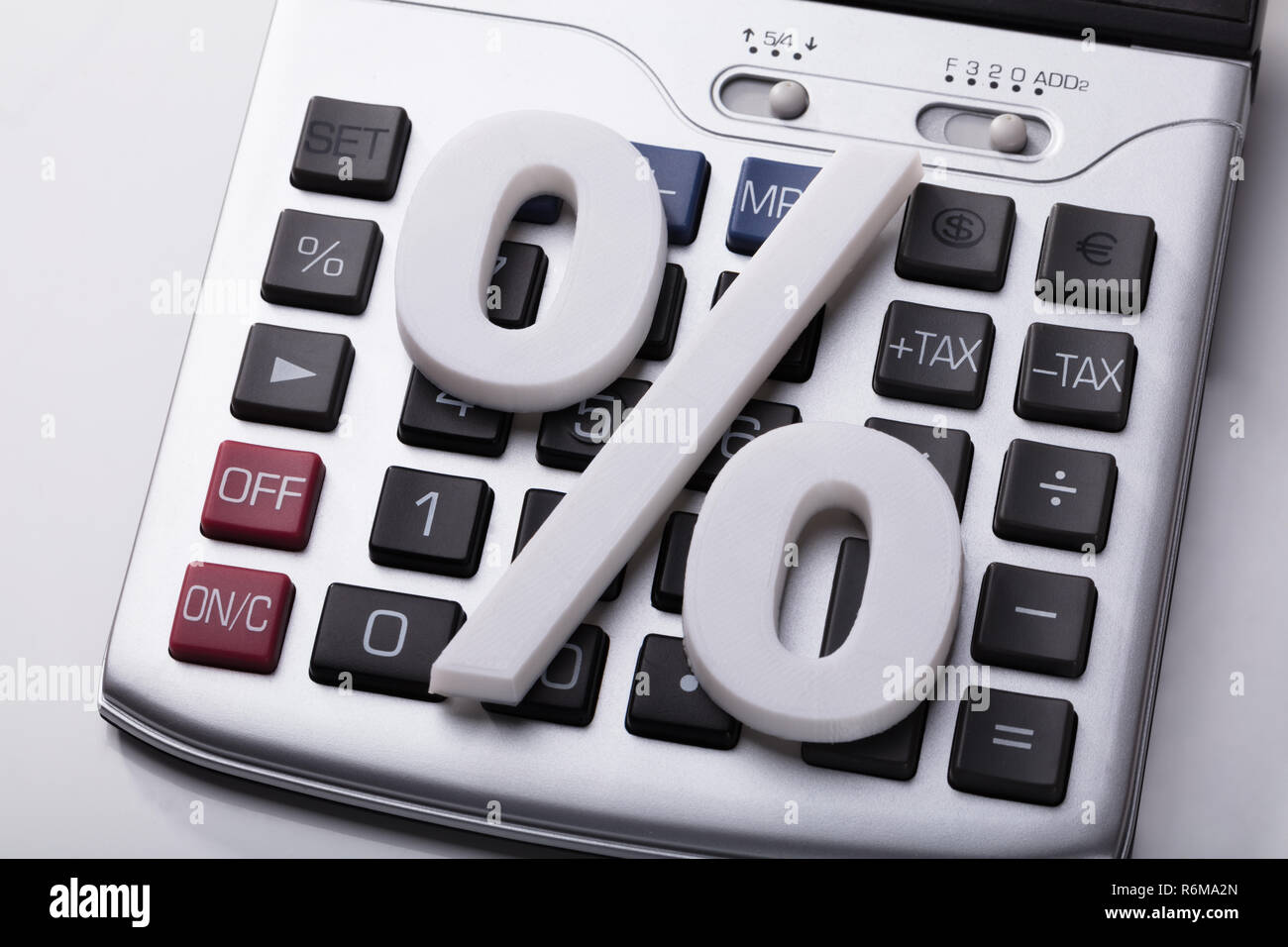 Icon percentage calculator hi-res stock photography and images - Alamy
