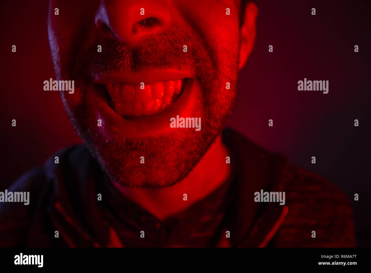 Man with happy smiling facial expression Stock Photo - Alamy