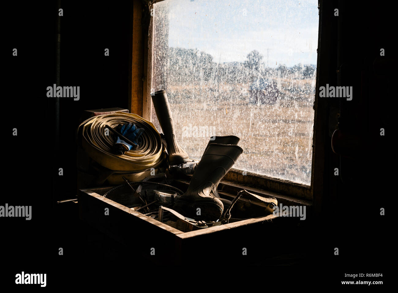 Dirty rubber boots hi-res stock photography and images - Alamy