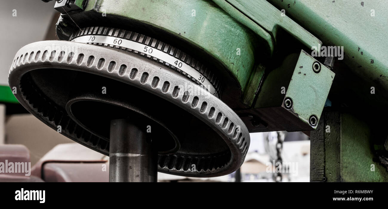 Vintage antique automotive machine shop power hone dial indicator Stock ...