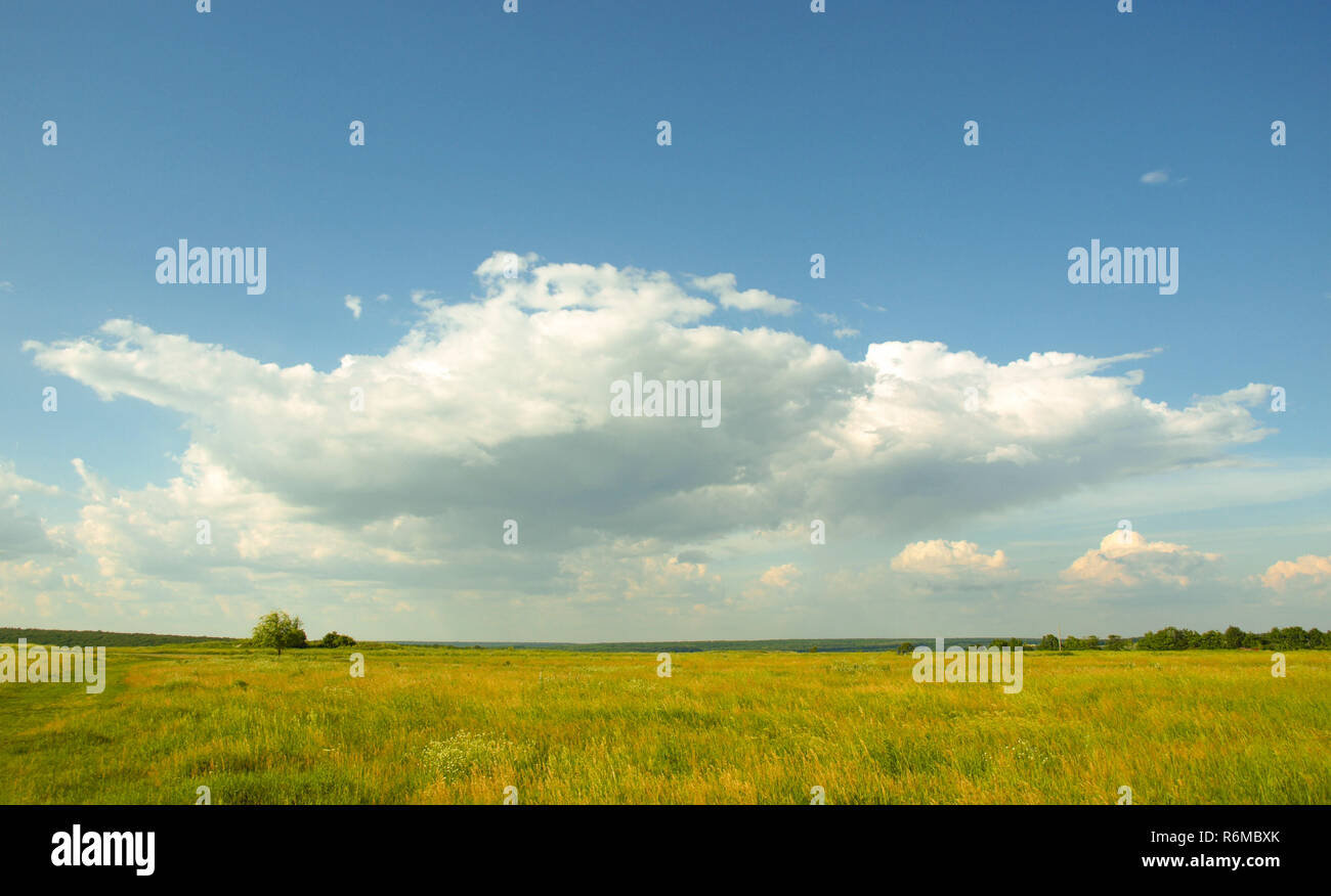 Rustic, summer landscape Stock Photo - Alamy