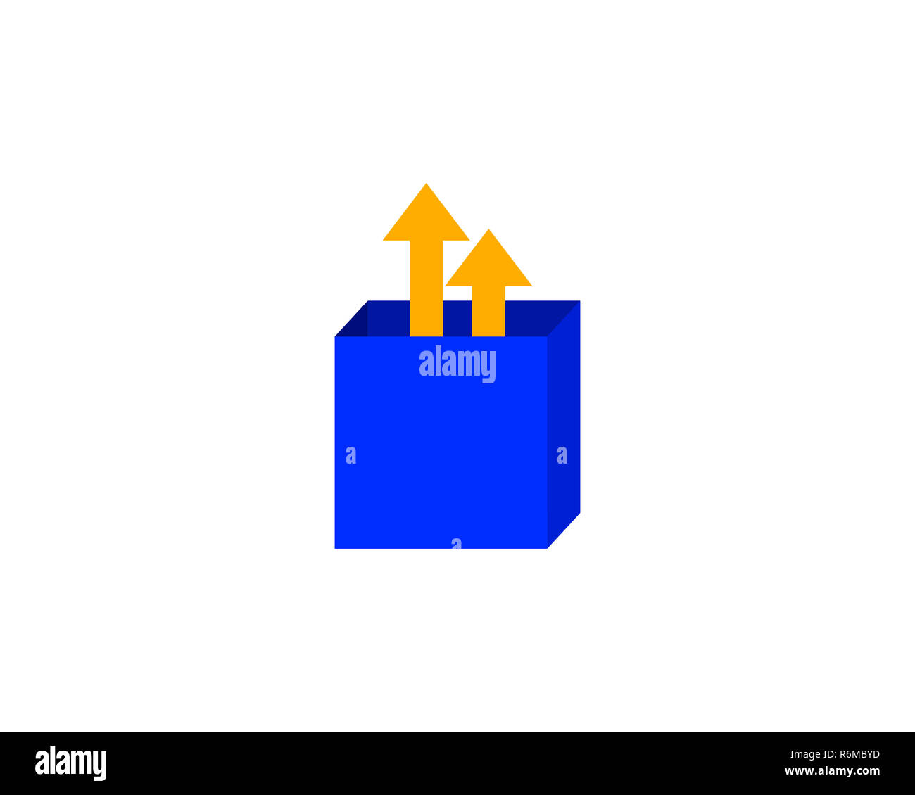 out of box logo Stock Photo - Alamy