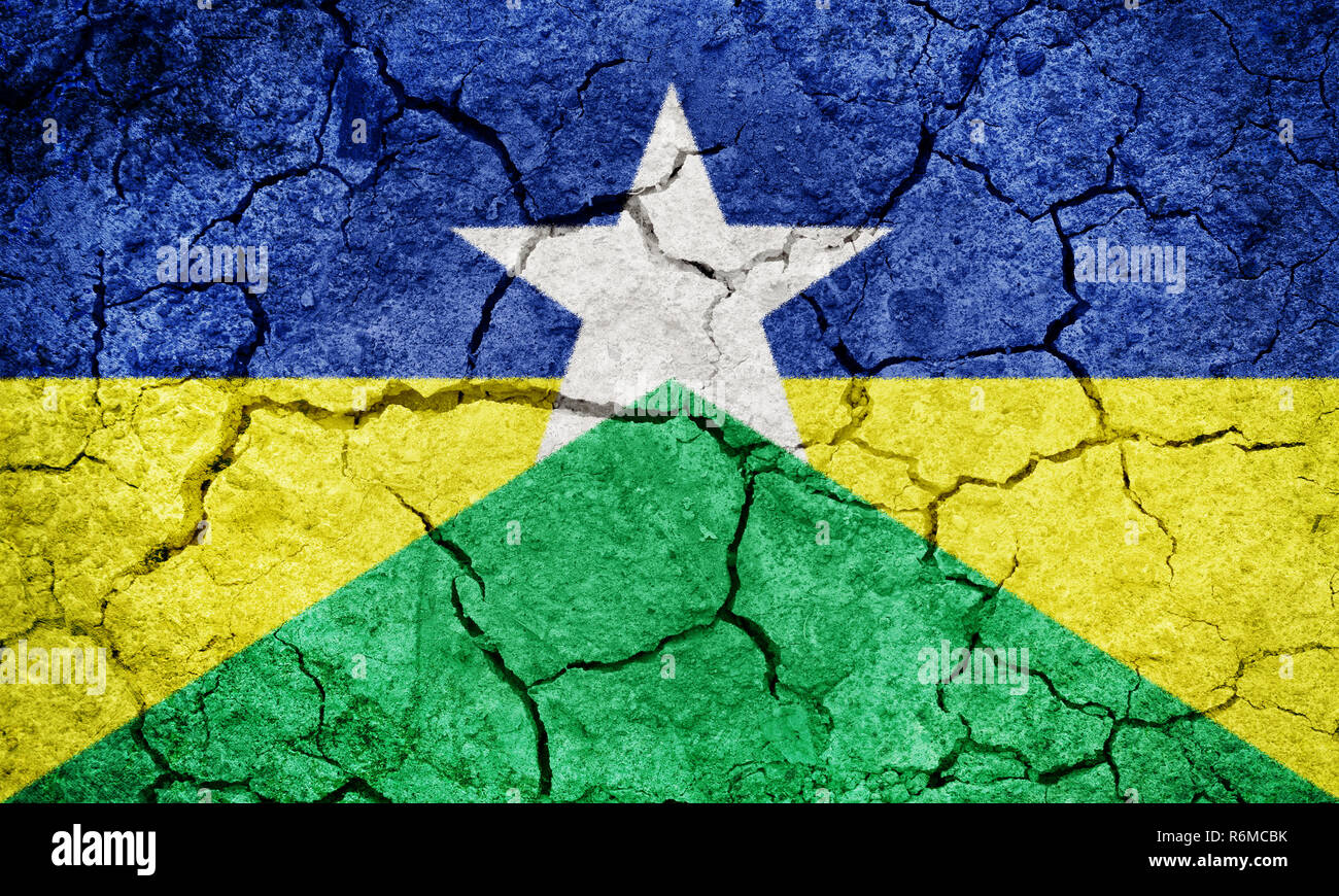 State of Rondonia, state of Brazil, flag Stock Photo - Alamy