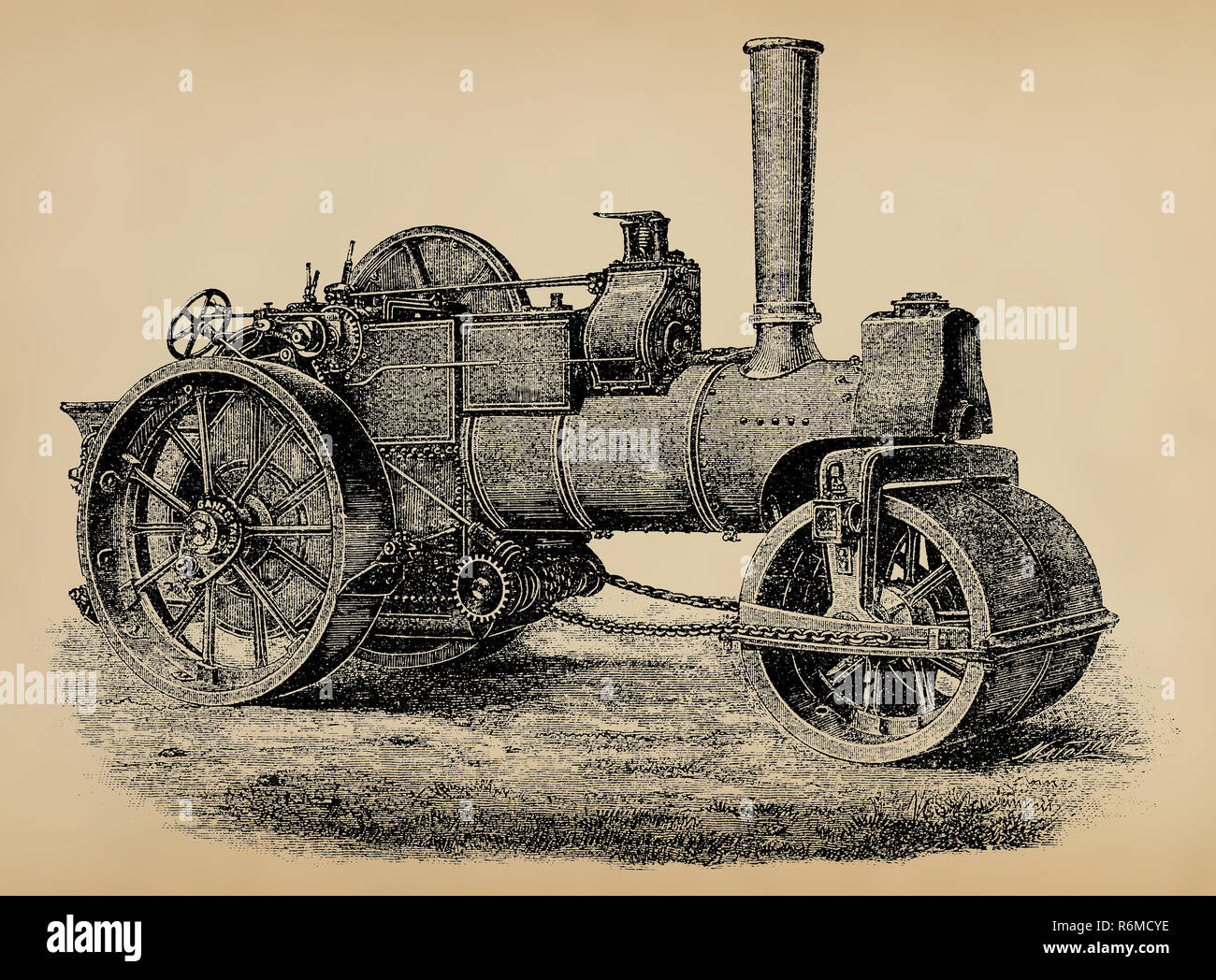 Vintage steamroller High Resolution Stock Photography and Images - Alamy