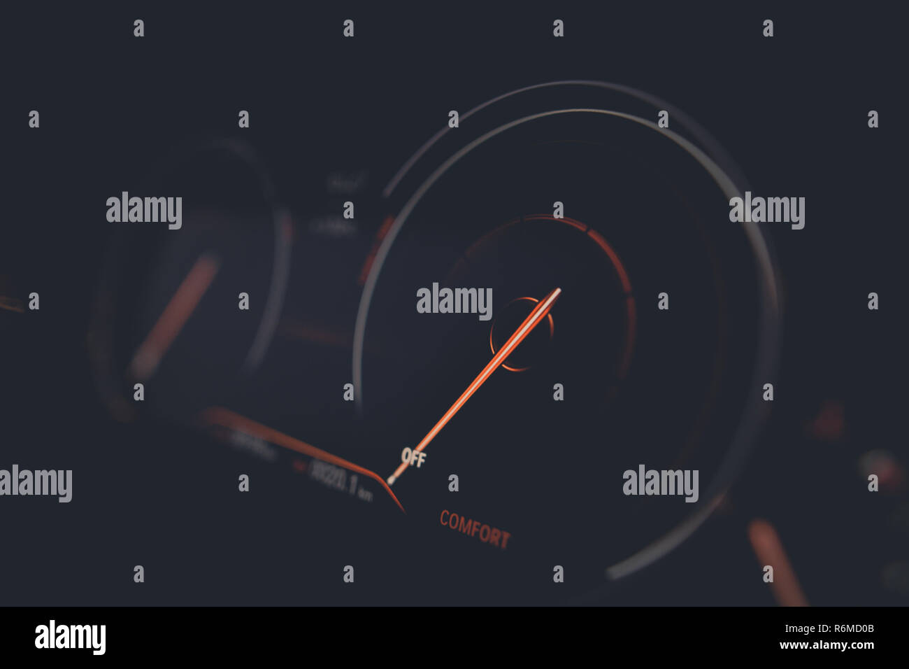 Car digital speedometer Stock Photo - Alamy