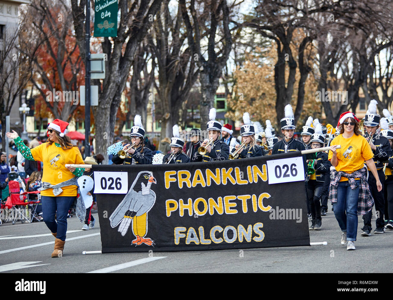 Prescott, Arizona, USA - December 1, 2018: Franklin Phonetic Falcons ...