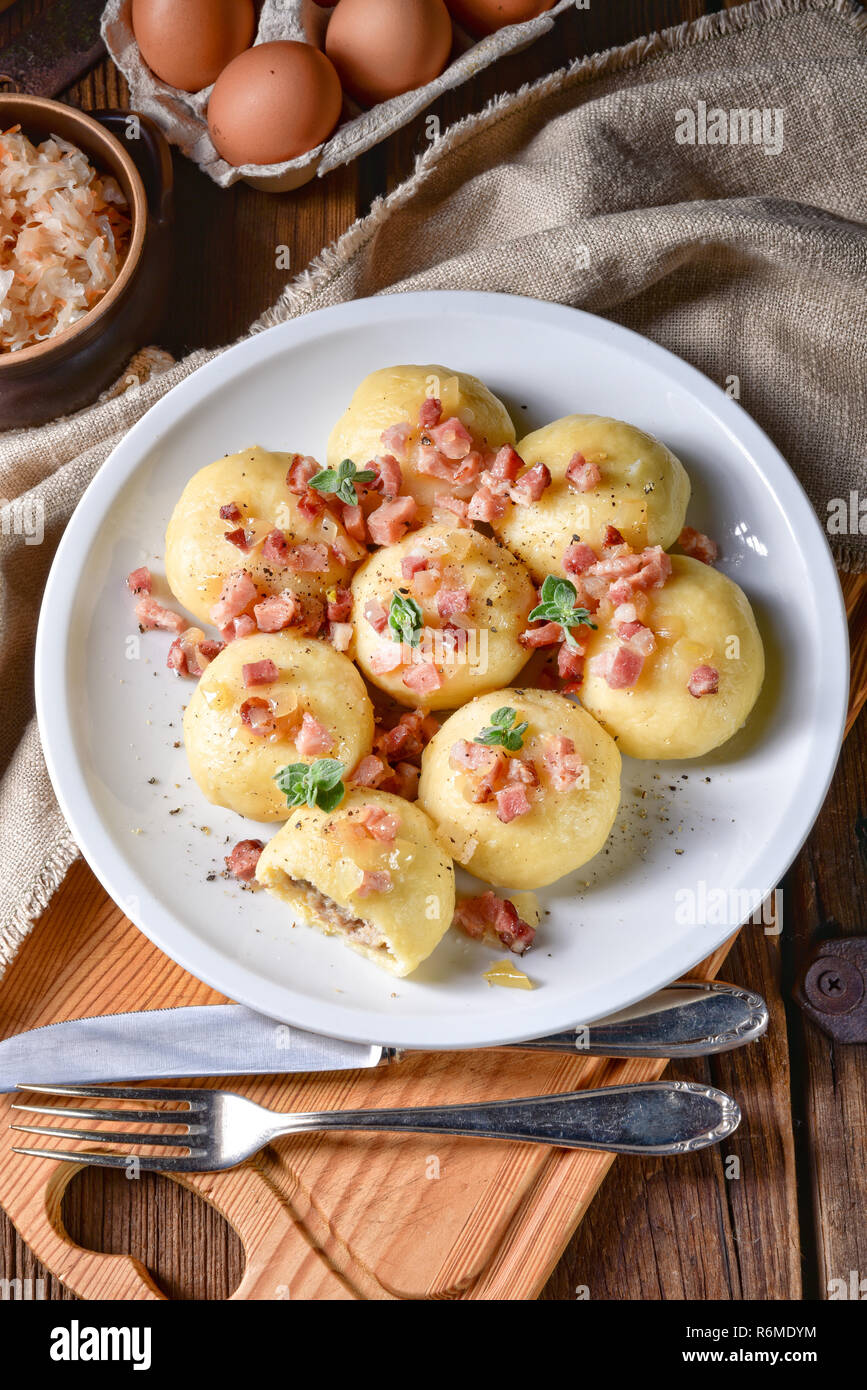 pyzy are a type of polish dumpling Stock Photo - Alamy