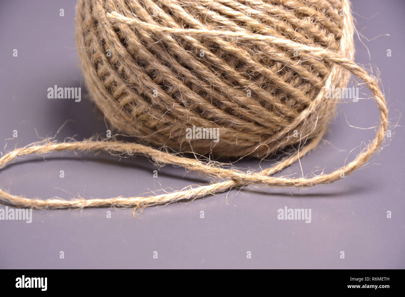Jute string, rope Stock Photo - Alamy