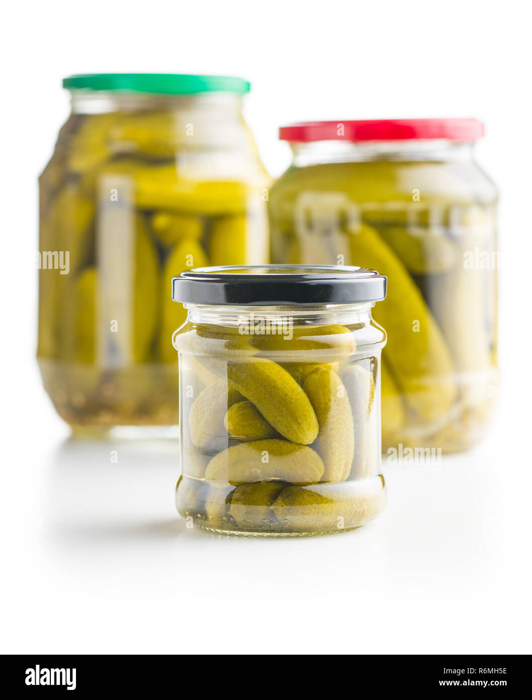 Preserved cucumbers. Tasty pickles Stock Photo - Alamy