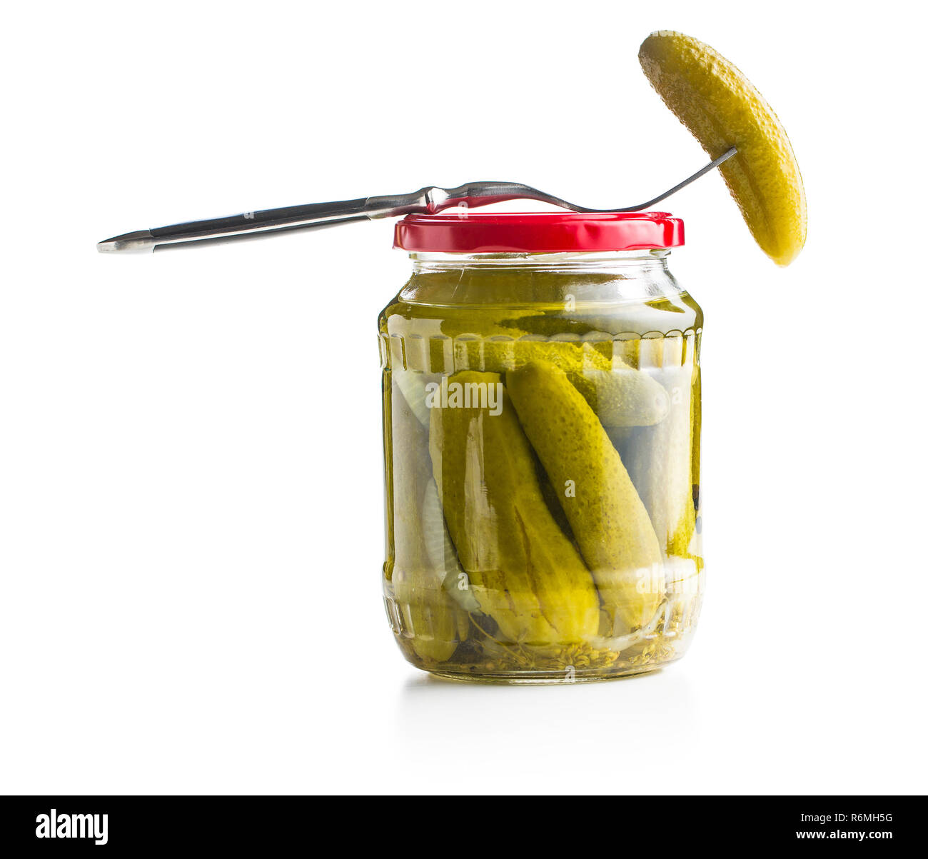 Preserved cucumbers. Tasty pickles Stock Photo - Alamy