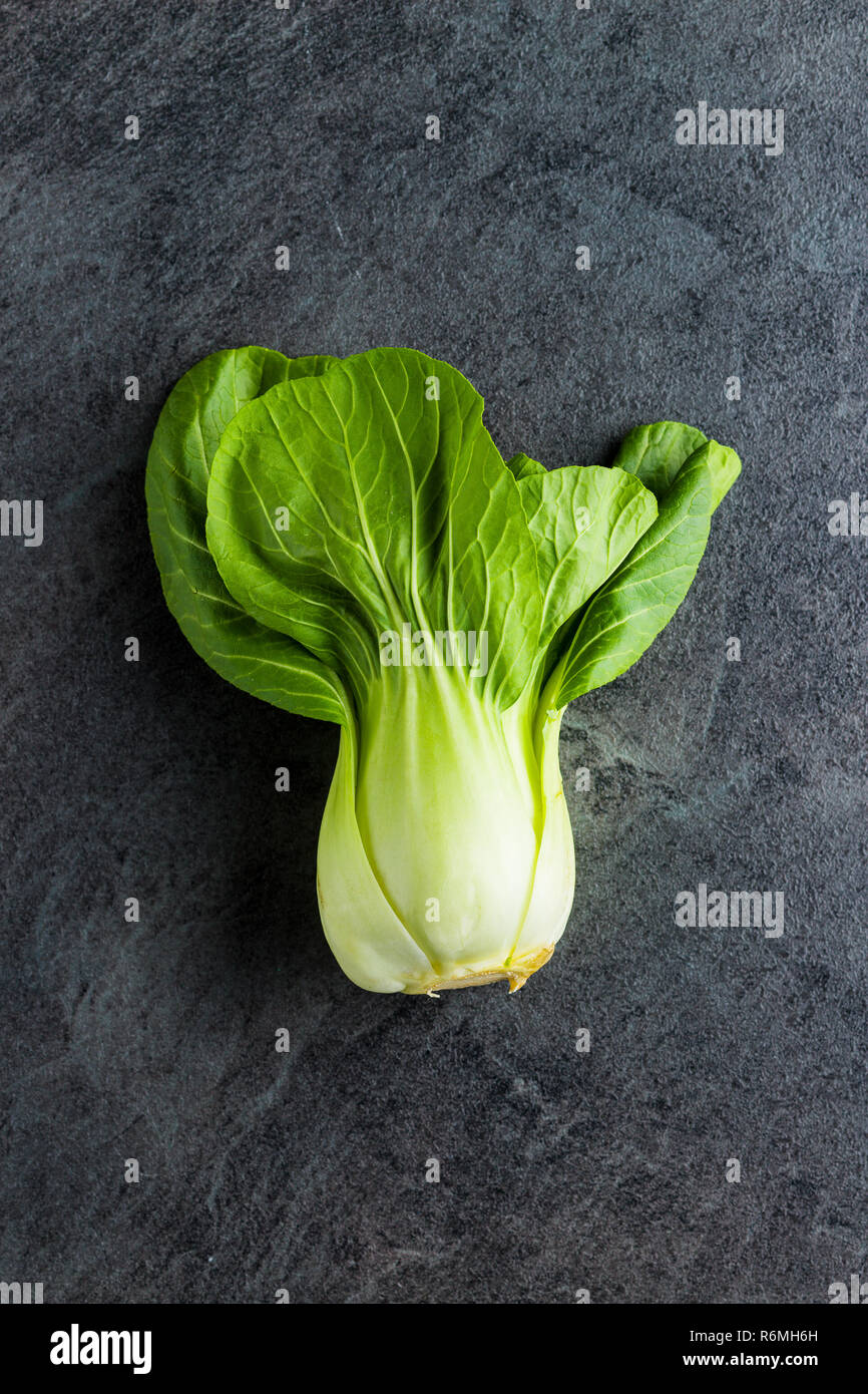 Fresh pak choi cabbage Stock Photo - Alamy