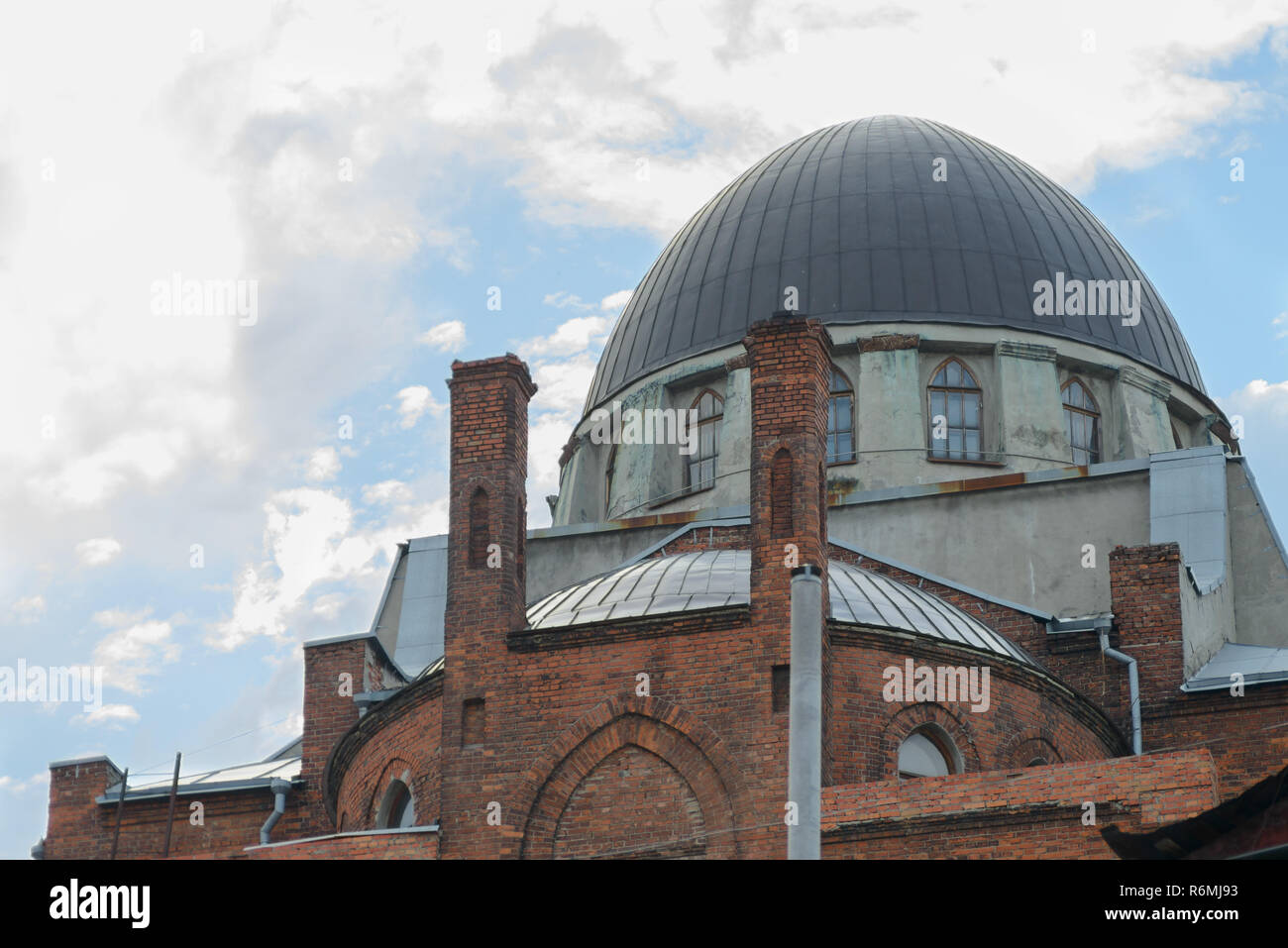 Ancient Synagogue in Ukraine Stock Photo - Alamy