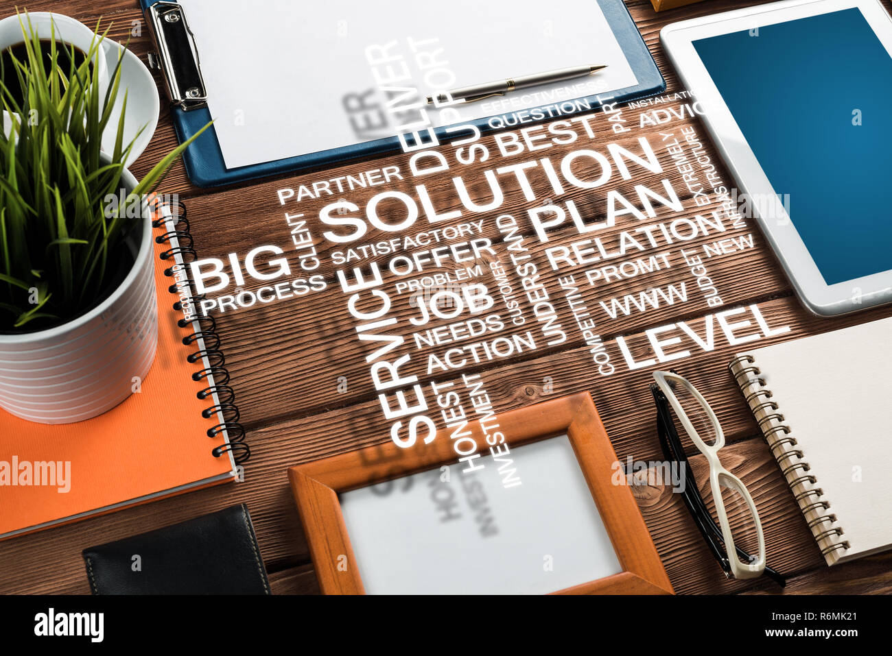 Modern workplace concept Stock Photo - Alamy