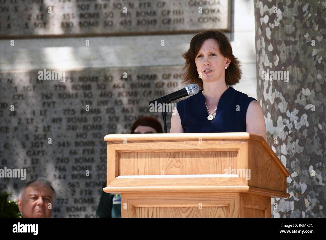 U.S. Consul General in Florence Abigail M. Rupp speaks during the ...