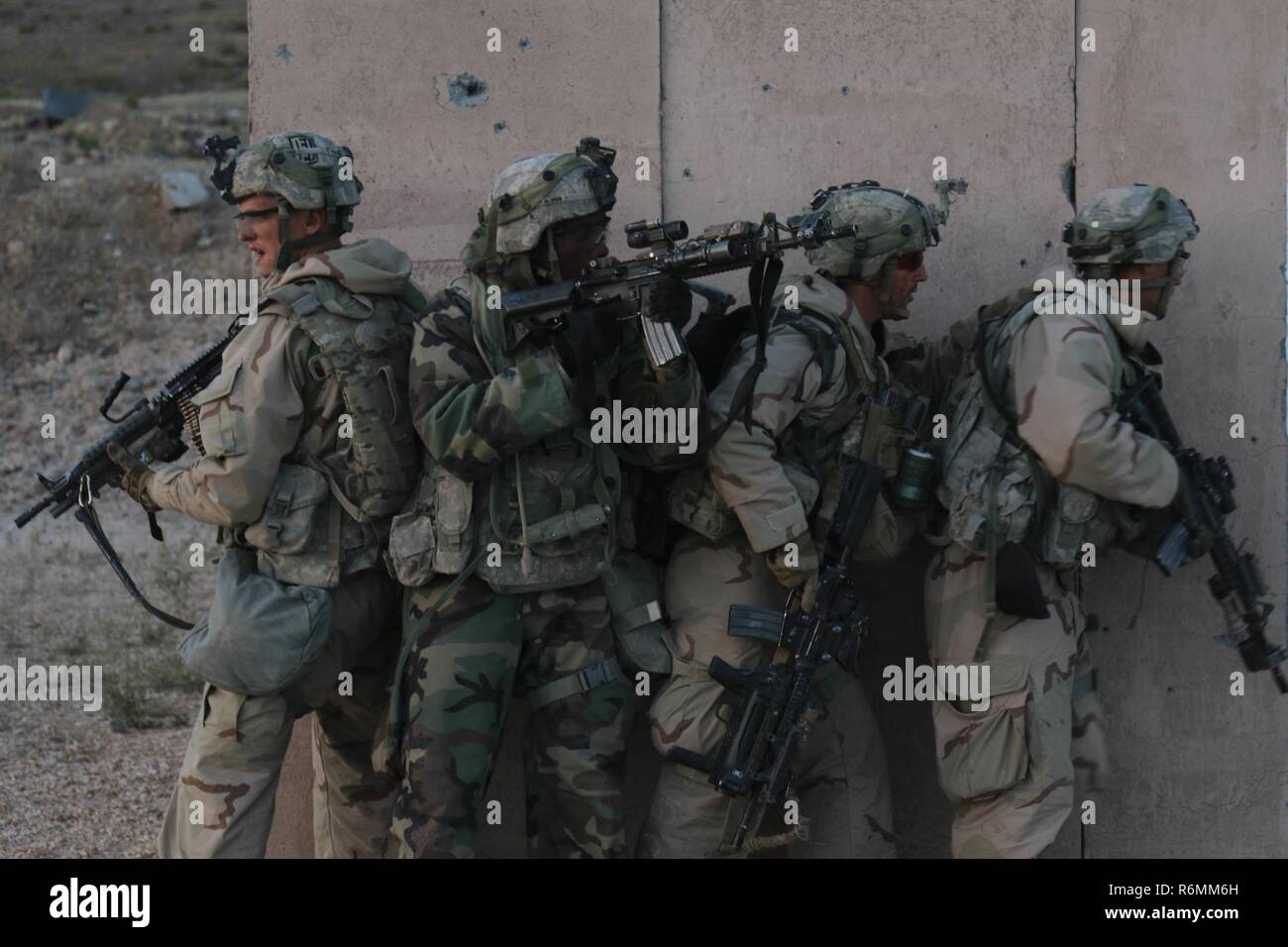 Soldiers from 1st Battalion 18th Infantry Regiment, 2nd Armored Brigade ...