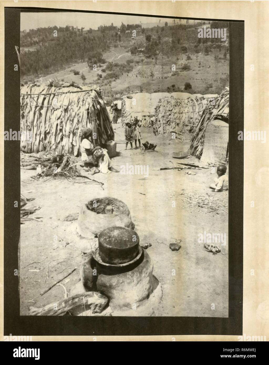 Black and white aid relief image Stock Photo - Alamy