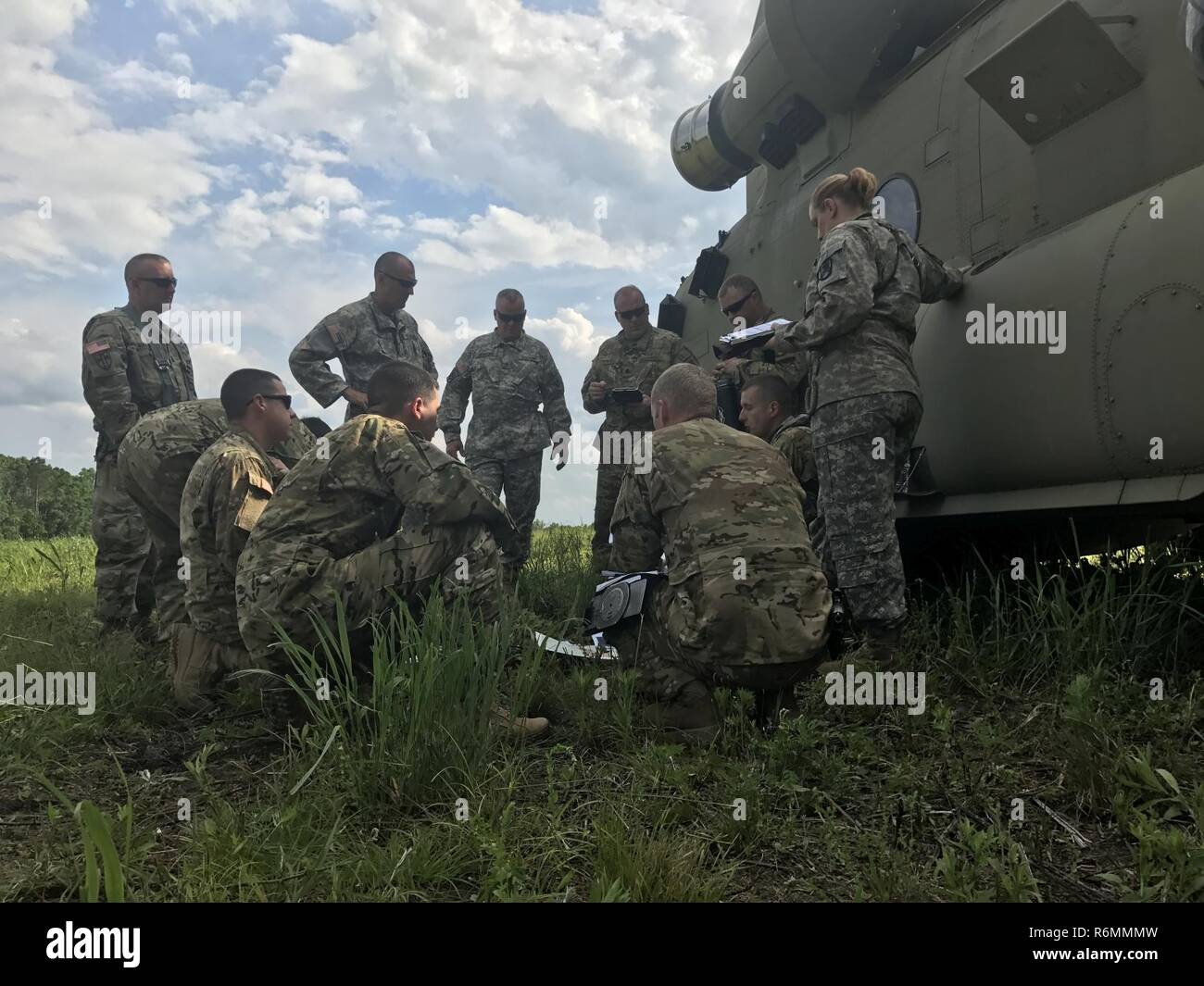 The commanding general of the 101st airborne division hi-res stock ...