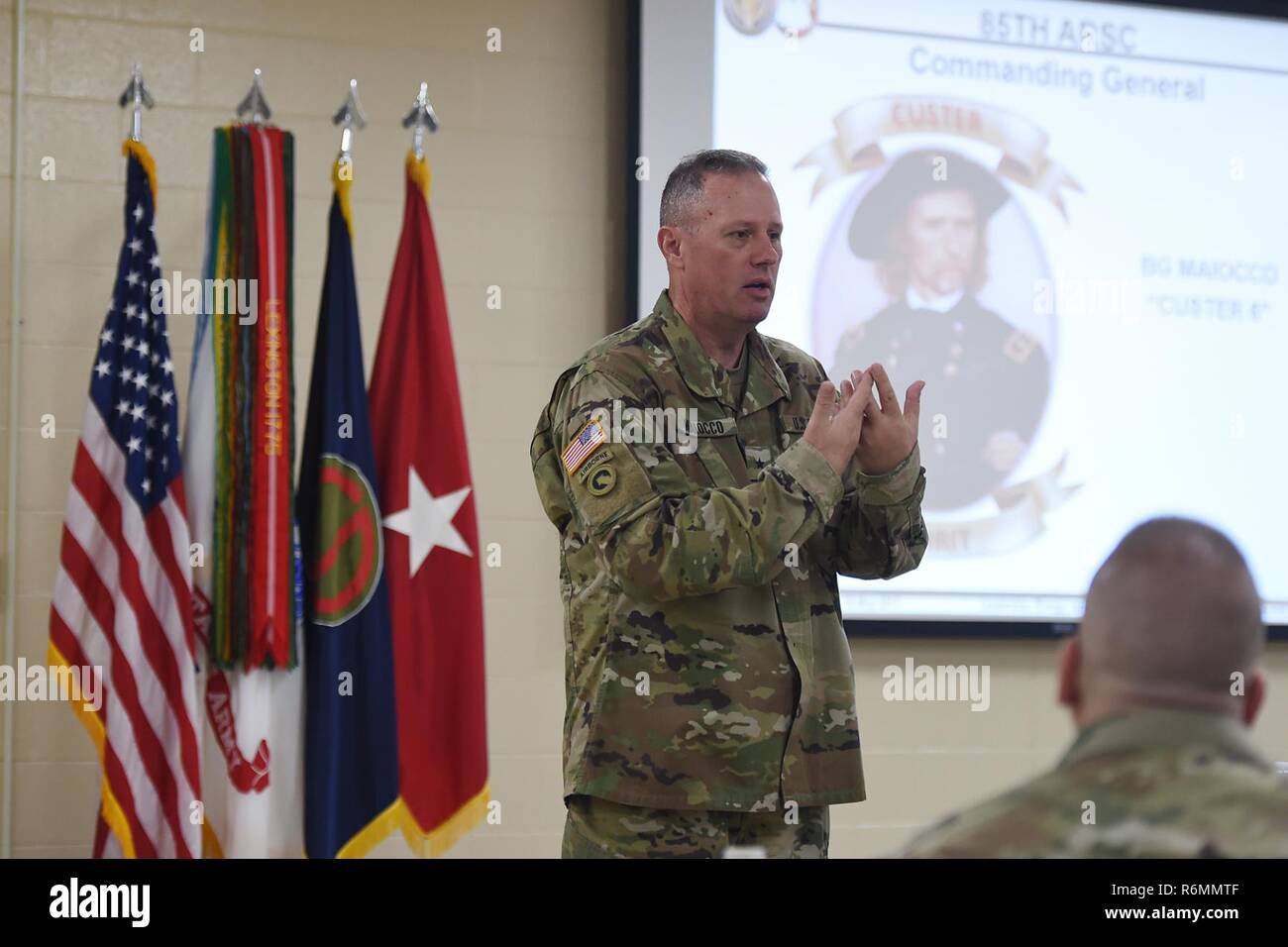 Brig. Gen. Frederick R. Maiocco Jr., Commanding General, 85th Support ...