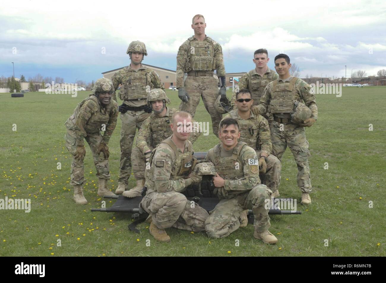 The 91st Security Forces Group Global Strike Challenge team poses for a group photo at Minot Air ...