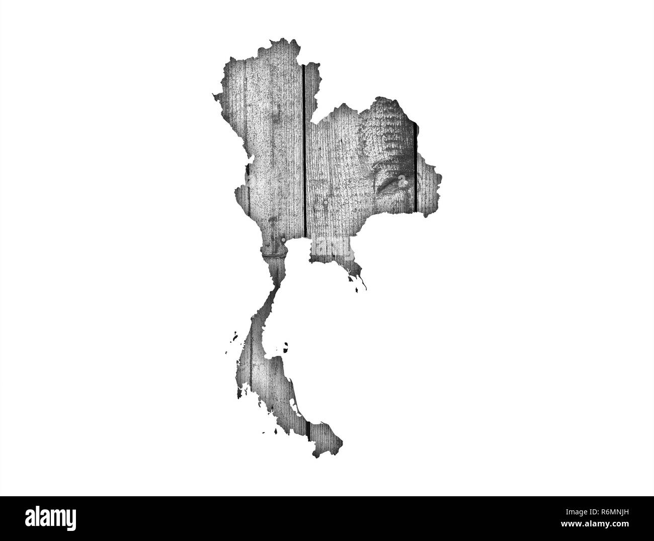Old thailand map Black and White Stock Photos & Images - Alamy