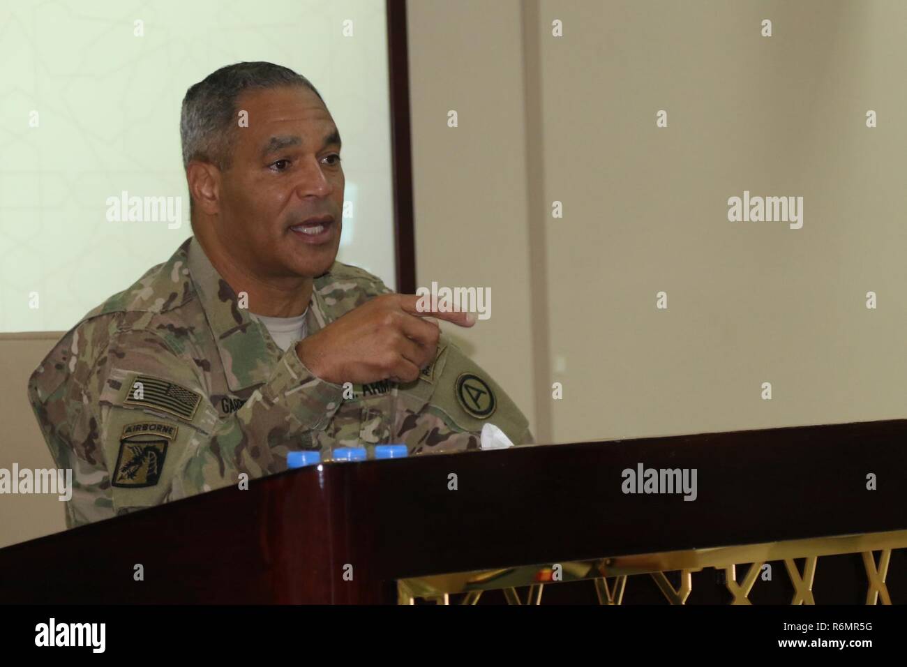 Lt. Gen. Michael Garrett, the commanding general of U.S. Army Central ...
