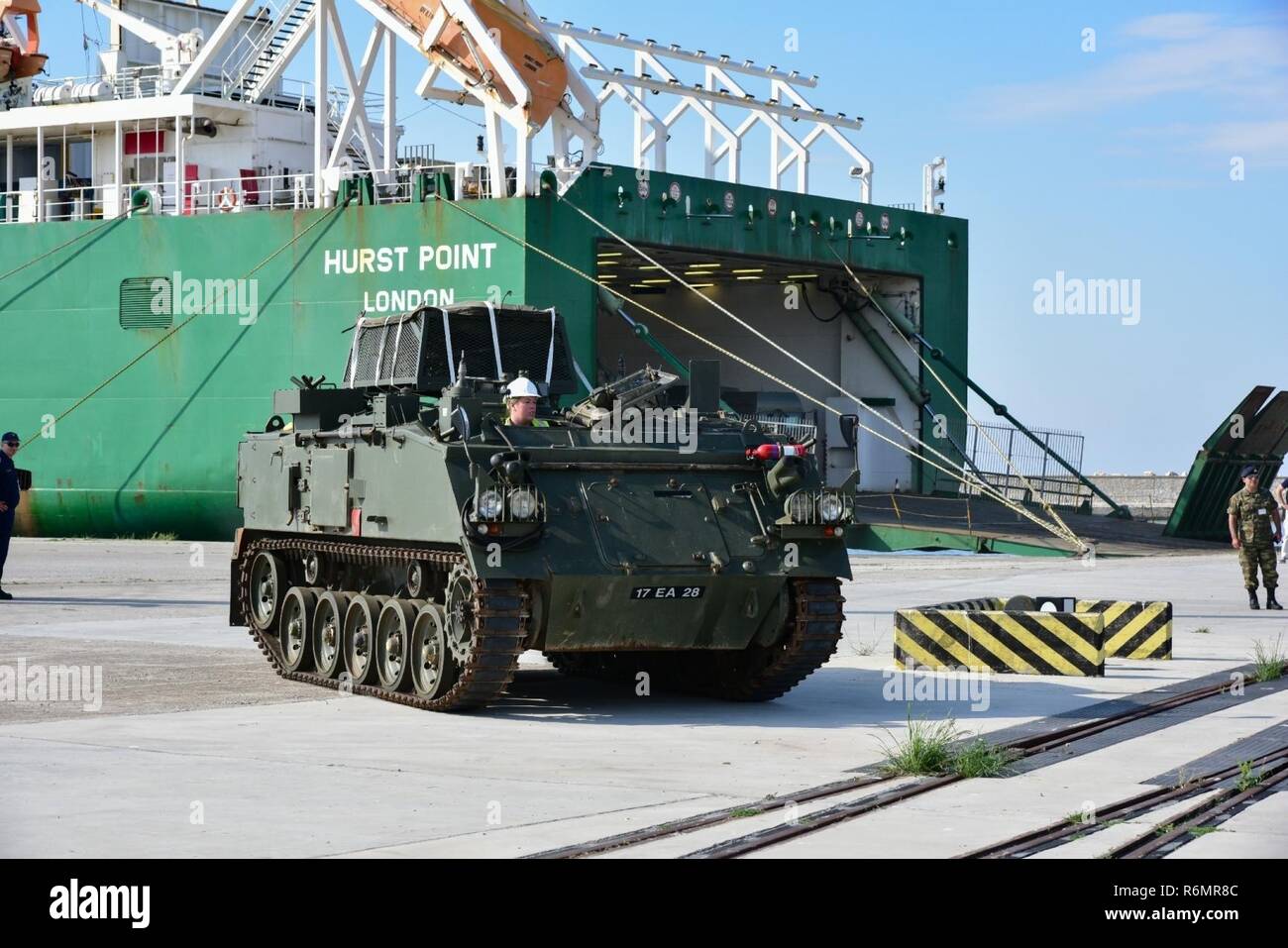 HURST POINT “RORO” London, UK ship arrival at Alexandroupolis Sea- Port ...