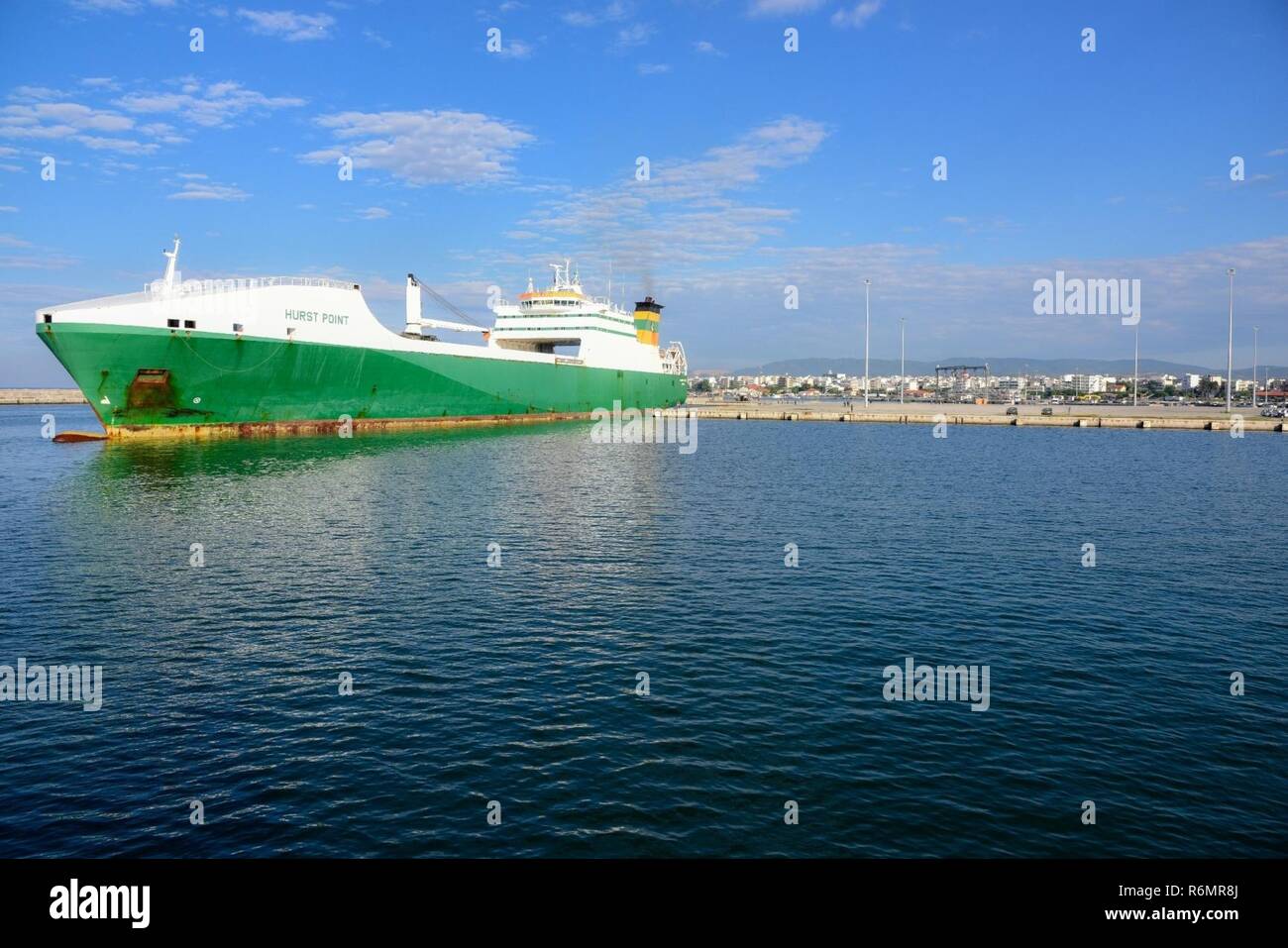 HURST POINT “RORO” London, UK ship arrival at Alexandroupolis Sea- Port ...